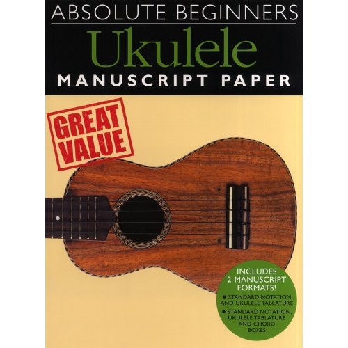 Ukulele Manuscript Paper: Notation and Tablature #1